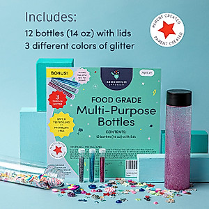 Sensory Bottles by Sensorium Emporium, Sensory Bottle, Sensory Fidget Tubes, Calm Down Bottle, Glitter Jar Calming, Sensory Bottles Supplies, Glitter Bottle Sensory