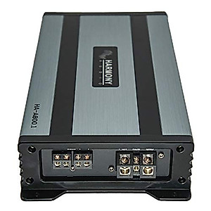 Harmony Audio HA-A800.1 Car Stereo Class D Amp Mono 1600 Watt Subwoofer Amplifier - 1 Ohm Stable - Includes Bass Remote