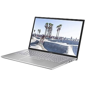 ASUS VivoBook S17 S712JA-IH56 17.3inch 1920 x 1080 FHD Display Notebook Intel Core i5-1035G1 1.0 GHz 16 GB RAM 512GB SSD, USB, HDMI Windows 10 Home - Silver (Renewed), 17-30.99 inches