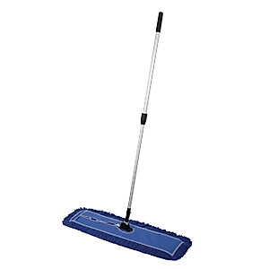 24" Industrial-Grade Cotton Dust Mop Head Refills, Perfect Replacement for Busy Home, Gym, Commercial Spaces, Heavy-Duty Mop for Janitorial & Housekeeping Needs - 2 Pack