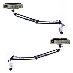 Stand Projector Mount Adapter Flexible Projector Stand Angle Adjustable Projectors Stand Multiple Adjustment Hold up to 2.2 Lbs for Projectors