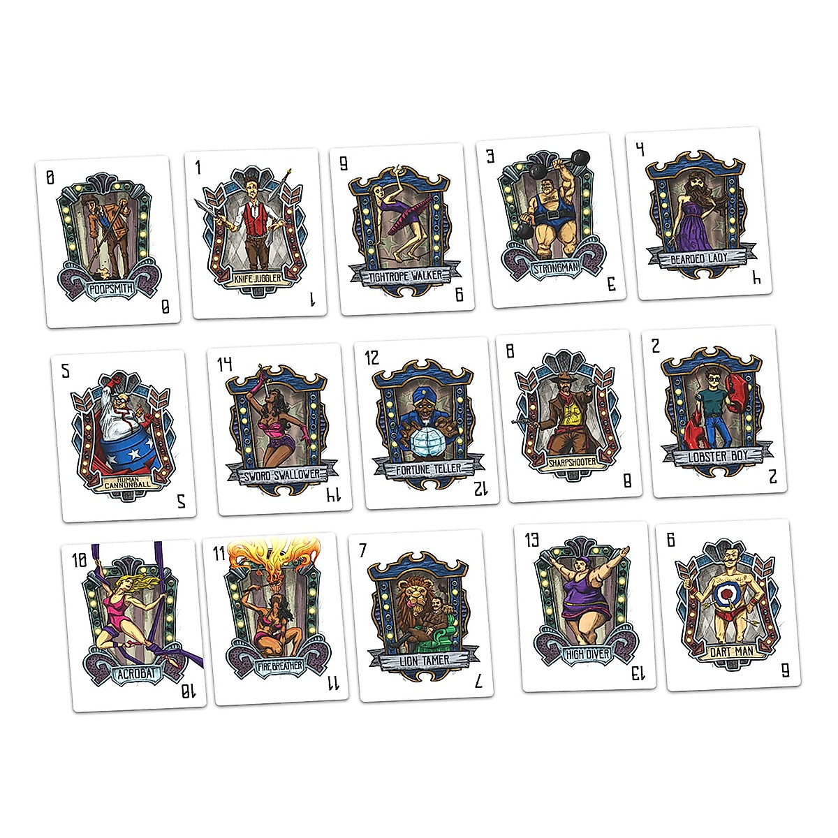 Bicycle Sideshow Swap - A Game of Deduction - Card Game - 2-8 Players - Ages 8+ , Black