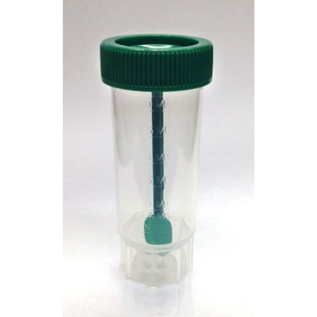 Centrifuge Tubes - 30mL, Green Caps, Flat-Bottom (with Spoon), Sterile, 24 pcs
