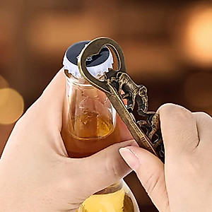 LKKCHER Elephant Beer Bottle Opener Gifts for Women Men Wife Husband Girlfriend Boyfriend Mom Dad New Home Family Birthday Party Wedding Lovely Novelty Sturdy Bronze Gadget Lovers Present