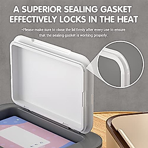 Baby Wipe Warmer, Baby Wet Wipes Dispenser, Smart Precise Temperature Control Large Capacity Evenly Overall Heating Super Silence, Portable Wipes Warmer for Babies, Diaper Wipe Warmer, White