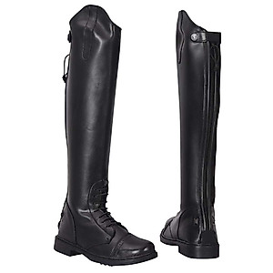 TuffRider Ladies Starter Back Zip Field Boots in Synthetic Leather