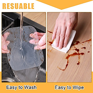 2 Rolls Non-Slip Shelf Liner Non Adhesive Cabinet Liners 18 Inch x 16.4 ft EVA Kitchen Liner Drawers Shelf Liner Washable Oil-Proof for Kitchen Cabinet, Shelves, Refrigerator, Storage, Desks