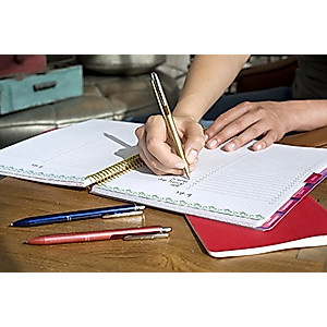 Zebra Pen Sarasa Grand Retractable Gel Ink Pen, Rose Gold Barrel, Medium Point, 0.7mm, Black Ink, 1-Count (45311)