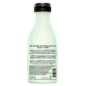 Teenology Conditioner for Teens - Avoid Forehead and Body Acne - Sulfate and Paraben Free, Noncomedogenic, Natural Botanical Extracts, Sweet Mint - 16 oz.