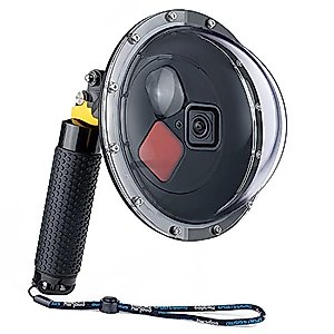YALLSAME Waterproof Dome Port Case for GoPro Hero 11 10 9 Black with Built-in Lens Filters Floating Hand Grip Trigger, Underwater Dive Snorkeling Protective Dome Housing Accessories for GoPro 9 10 11