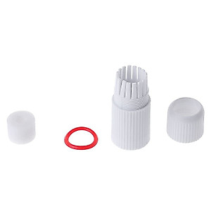 VizGiz 4 Sets RJ45 Waterproof Connector Cap Cover for Outdoor Network IP Camera CCTV Pigtail Cable POE NVR System Connection Lid Adapter Weatherproof Protector (4 Parts/Set), White