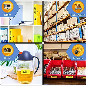 GREENCYCLE Extra Strength Adhesive Black on Yellow Label Tape Compatible for Brother TZE-S651 TZS651 AZES651 0.94" 24mm for PT2730 PT9600 PTD600VP PTD800W PTH500LI PTP700 PTP710BT PTP750W-6 Pack