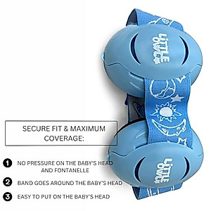 Little Owl Noise Cancelling Headphones for Kids - Baby & Toddler Ear Protection Earmuffs with Elastic Headband