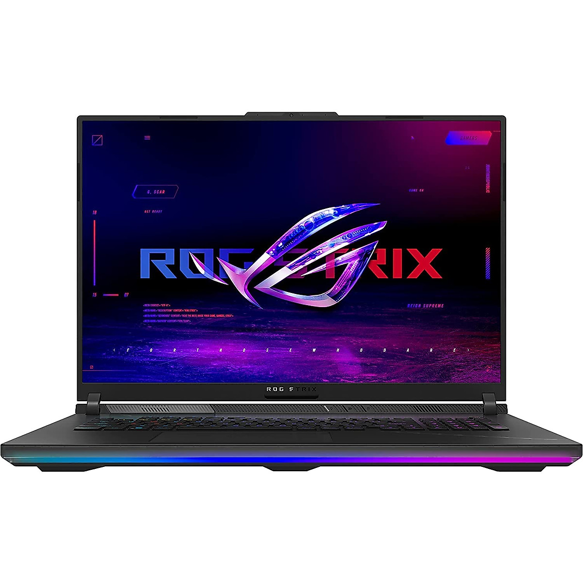 ASUS ROG Strix SCAR 18.4" 240Hz WQXGA Gaming Laptop (Intel i9-13980HX 24-Core, GeForce RTX 4090 16GB, 32GB DDR5, 4TB PCIe SSD, RGB Backlit KYB, Thunderbolt 4, WiFi 6, Win11Pro)