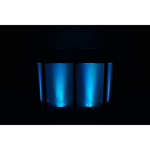 Rockville ROCKBOOTH Outdoor Backyard Party Pro DJ Booth Facade+2 Scrims+2 Lights