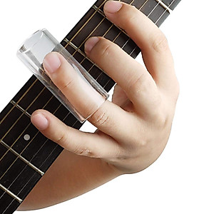 Mr.Power Guitar Slide Glass Finger Slider for Electric and Acoustic with Box (1 Pcs)