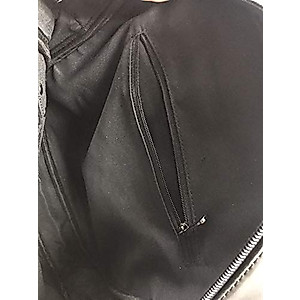 Nite closet Gothic Backpack Purse for Women Studded Ita Bag Star Transparent Front