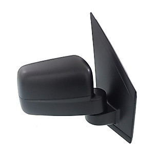 Kool Vue Driver & Passenger Side Manual Mirrors for Ford Transit Connect 2011-2013 With Spotter Glass Textured