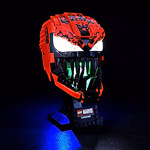 FRIFUN LED Light Set Compatible with Lego Carnage 76199 Building Model (NOT Included The Model Sets)