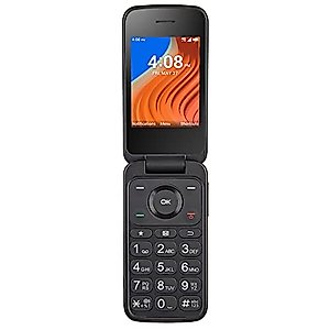 TracFone TCL Flip 2, 8GB, Black - Prepaid Flip Phone (Locked)
