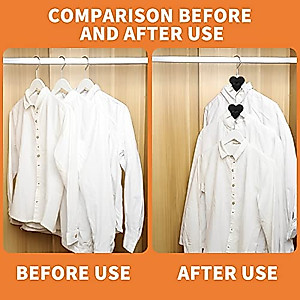 Hangers Space Saving, 24PCS Hanger extender hooks, Hanger Connector Hooks, Clothes Hanger, Connector Hooks, Premium Smart Hanger Extender Hooks, Space-Saving Hanger Connector Set That can Link Hangers