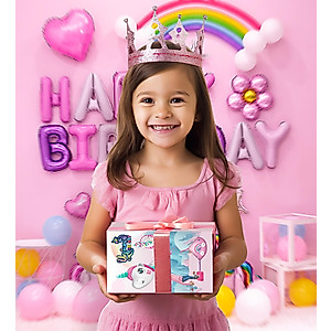 Huge Wave Unicorn Rocket Launcher for Kids, Stomping Launch up Toys, Birthday Gifts for Girls Ages 2 3 4 5 6 7 8 Years Old,Outdoor Toys