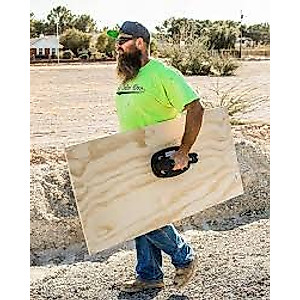 GRABO Nemo (2 Batteries, 2 Seals) - Electric Vacuum Suction Cup Lifter for Wood, Paver, Drywall, Marble, Tile and More (Lifts up to 375 lbs)