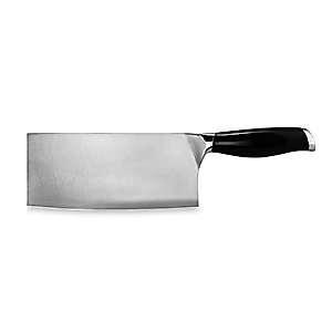Ken Hom 7-Inch Stainless Steel Cleaver - Chinese Cleaver Knife - Meat & Vegetable Cleaver - Hand Wash Kitchen Knife