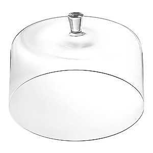 Barski - Euorpean Quality Glass - Extra Large Glass - Clear - Cake Dome - 11.5" Diameter - Made in Europe