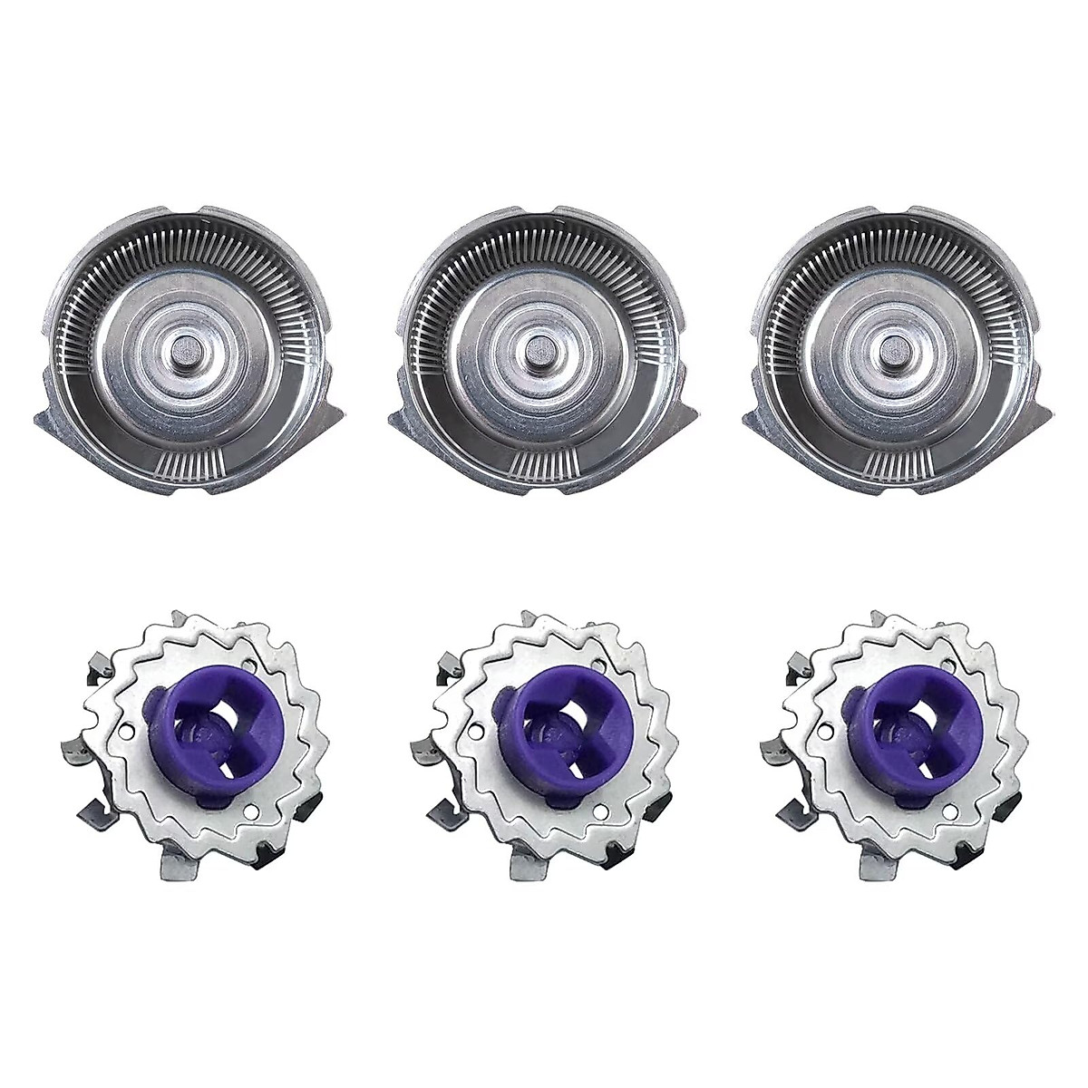 3X HQ8 Replacement Shaver Heads for Philips Norelco Series 7100, 7200, 7300, 7700, 7800, 8800, PT/AT700, PT/AT800 & Aquatec Electric Shavers