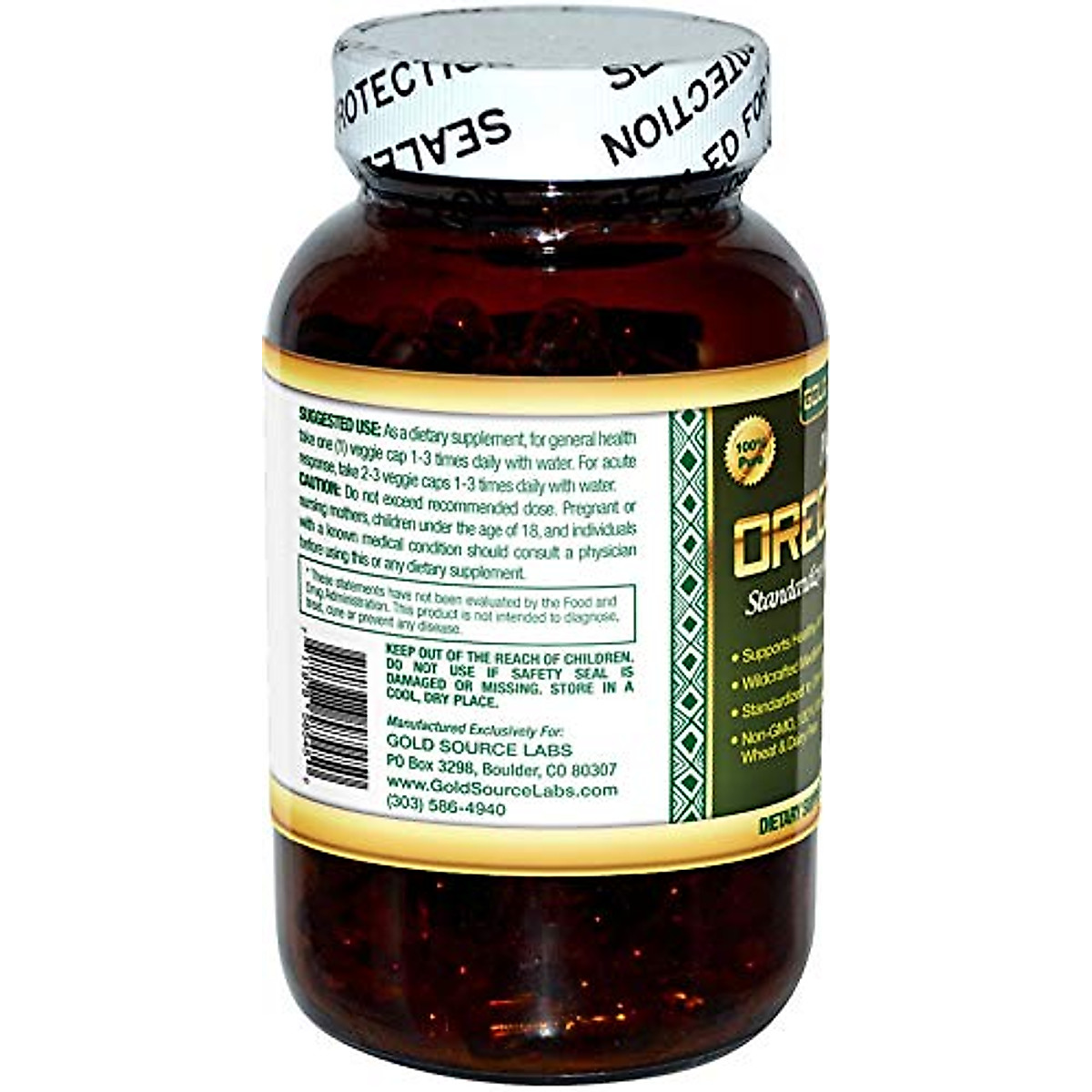 Wild Oregano Oil Capsules - 120 Liquid Veggie Softgels - Pure Standardized Wild Oregano Leaf Extract offers 70% Carvacrol (32 mg) for Immune System Health - Non GMO, Vegan, Gluten Free