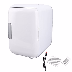 Haofy Car Refrigerator, Fast Cooling Small Portable Mini Refrigerator 4 (White)