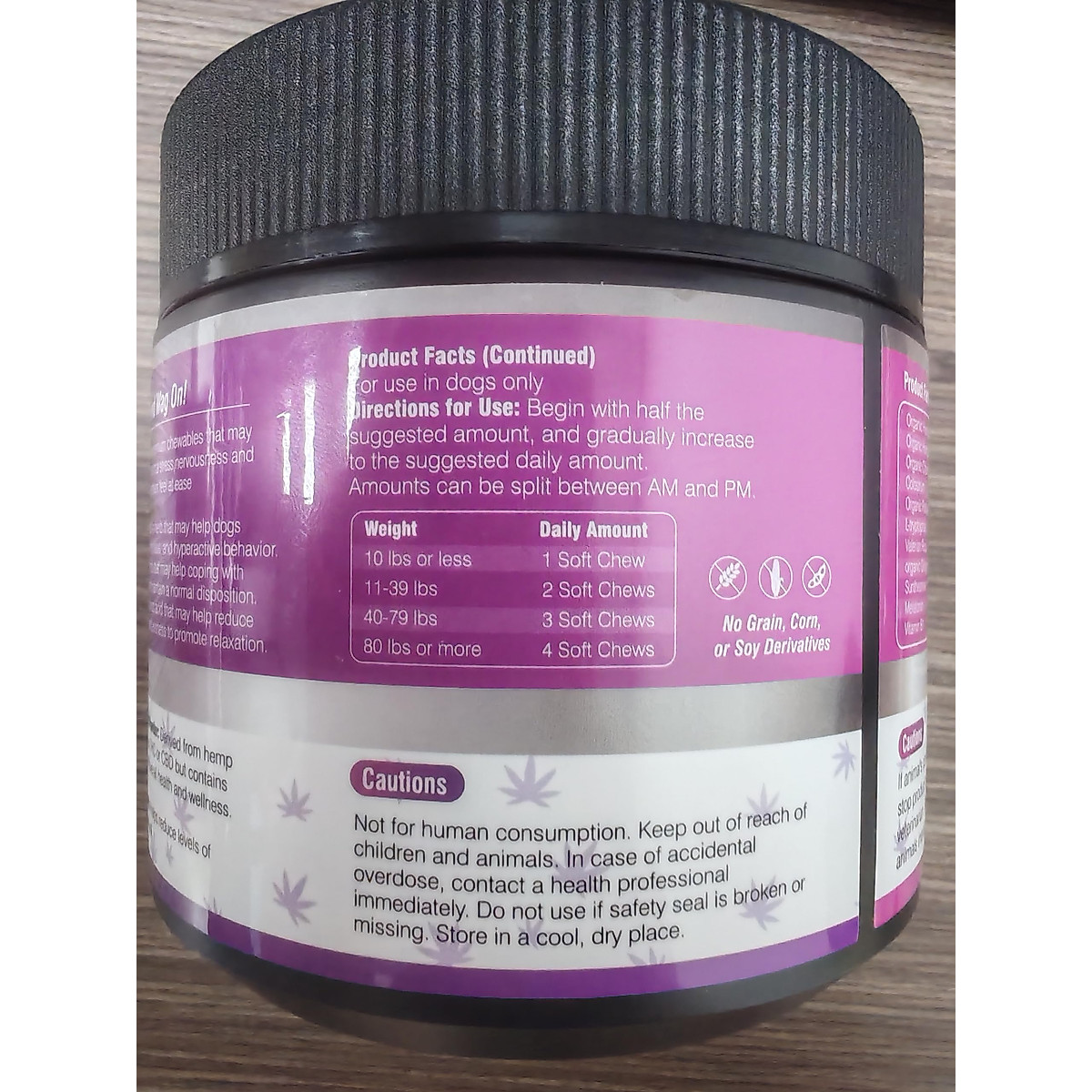 Hemp Dog Calming Treats and Bites Calming Chews for Dogs 150PCs with Hemp Oil - Anxiety and Stress Relief for Dogs Puppy Melatonin Sleep Aid Calm Dog, Noise, Thunder, Barking, Separation, Chewing