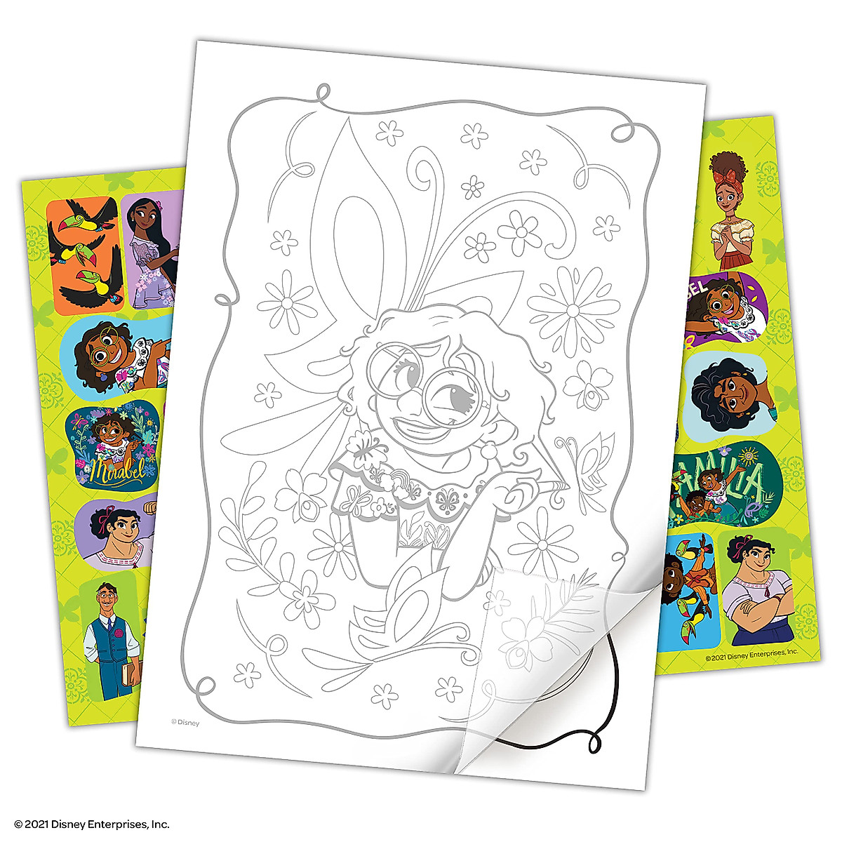 Disney Encanto 48 Page Color and Trace Coloring and Activity Book with 8 Tracing Sheets Paperback 51724 Bendon