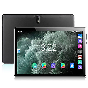 HEEPDD Portable Tablet RAM 16G Black Tablet 4G LTE Internet HD Screen Octa Core for Office (US Plug)