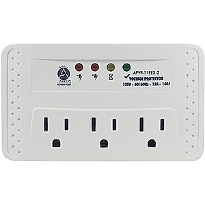 Appli Parts APVP-11EE3-2 Multiple Voltage Surge Protector 120 V 50-60 Hz 12 Amp 140 joules for Small Appliances