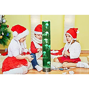 Lightahead LED Jellyfish Aqua Mood Lamp with 5 Color Changing Light Effects .The Ultimate Extra Large Sensory Synthetic Jelly Fish Tank Aquarium Mood Lamp. Ideal Gift (Extra Large)