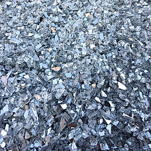 ZenQ Crushed Glass for Crafts, Resin Art. 1.5 lbs