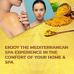 SUGAR BODY SCRUB Brightening Scrub Sugar Scrub Turmeric Body Exfoliant Scrub For Dark Spots (Sugar)