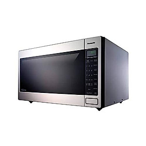 Panasonic NN-T945SF Luxury Full Size 2.2 cu ft 6 Digit Expanded Display Panel Countertop Microwave Oven with Inverter Technology (Renewed)