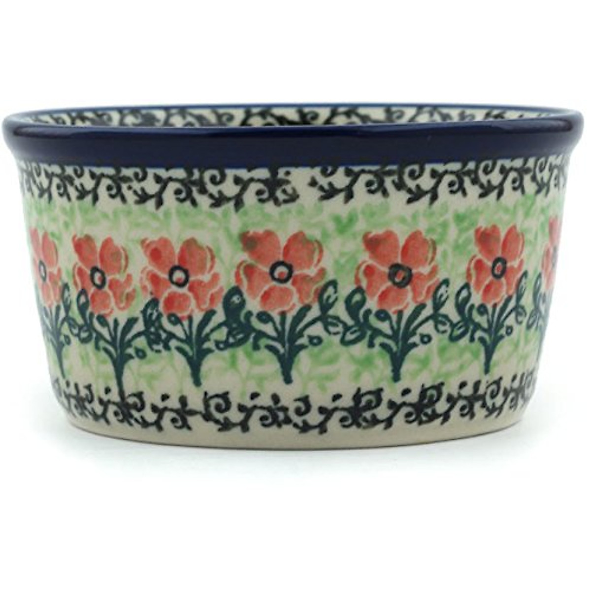 Polish Pottery Small Bowl 4-inch (Maraschino) made by Ceramika Artystyczna