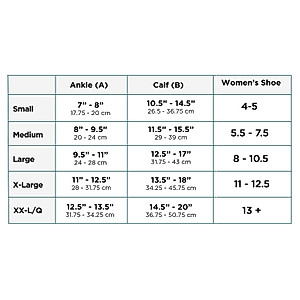 Ames Walker AW Style 112 Women's Microfiber 15-20 mmHg Moderate Compression Knee High Socks Black Large