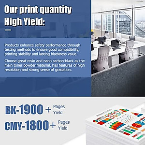 Onward TN223BK TN223C TN223M TN223Y Toner Cartridge Compatible TN223 Toner Replacement for Brother HL-3270CDW HL-3230CDN HL-3290CDW DCP-L3510CDW Printer, 4-Pack TN223(1BK/1C/1M/1Y)