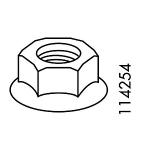 Spare Hardware Parts Bed Frame, Table Nut (Replacement for IKEA Part #114254) (Pack of 4)
