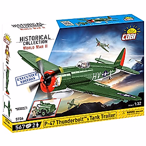 COBI Historical Collection WWII P-47 Thunderbolt™ & Tank Trailer Executive Edition