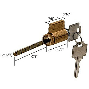 CRL Cylinder Lock with Compatible Keyway for Weiser Kwikset and Weslock - E2000