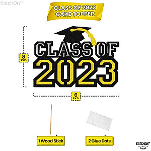 KatchOn, Graduation Cupcake Stand 2024-3 Tiers, Black and Gold Cupcake Holders | Graduation Cupcake Liners | Graduation Cupcake Holder Cake Decorations | Black and Gold Graduation Decorations 2024