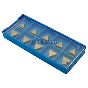 10 PC TPG-221 TPG221 C6 Tin Coated Carbide Inserts Indexable Turning Tool Bit