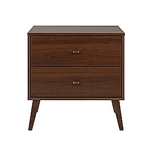Prepac Milo 2-drawer Nightstand, Cherry