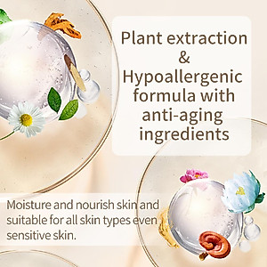 Catkin Phoenix Cushion Foundation Buildable Coverage Anti-Aging Serum Makeup, Sheer Satin Finish, Refill Included, Light Beige 0.46 Oz x 2, C02 Light Beige